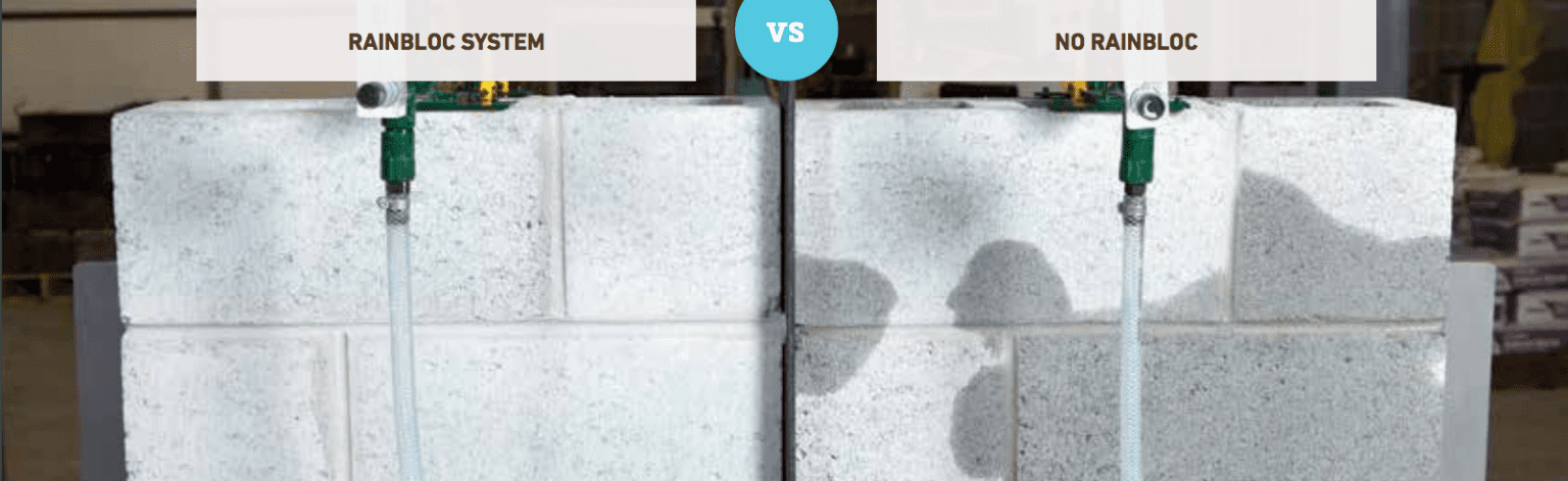 RainBloc® Integrated Water Repellant System Guide | Echelon Masonry
